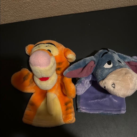 Mattel | Other | Vintage Disney Puppets Eeyore And Tigger Rare | Poshmark